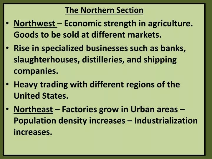 PPT - The Northern Section PowerPoint Presentation, free download - ID ...