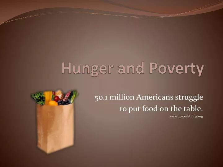 PPT - Hunger and Poverty PowerPoint Presentation, free download - ID ...