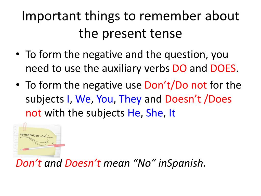 PPT - Distinguishing the Present Tenses: Simple Present Tense, Present ...