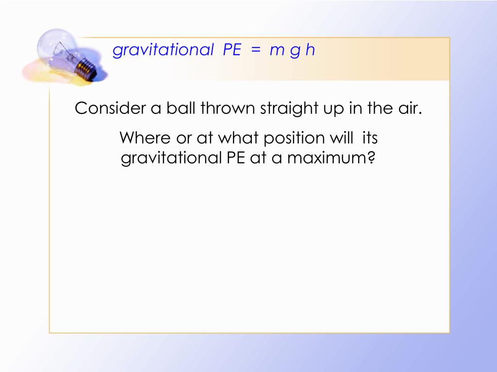 PPT - Understanding Gravitational Potential and Kinetic Energy ...