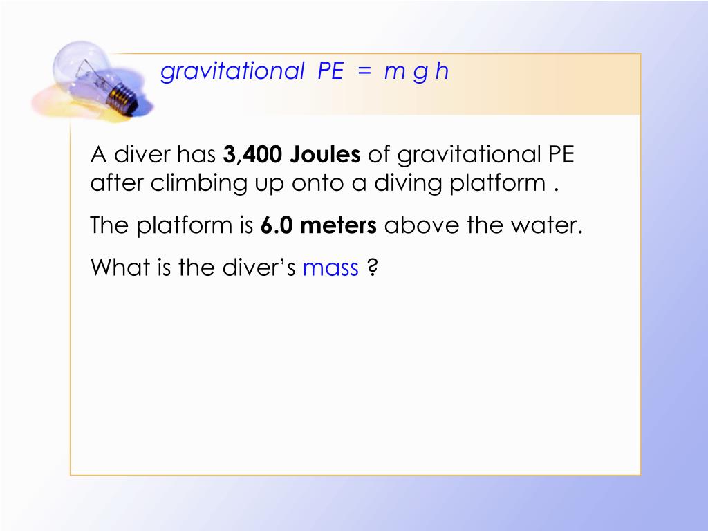 PPT - Understanding Gravitational Potential and Kinetic Energy ...