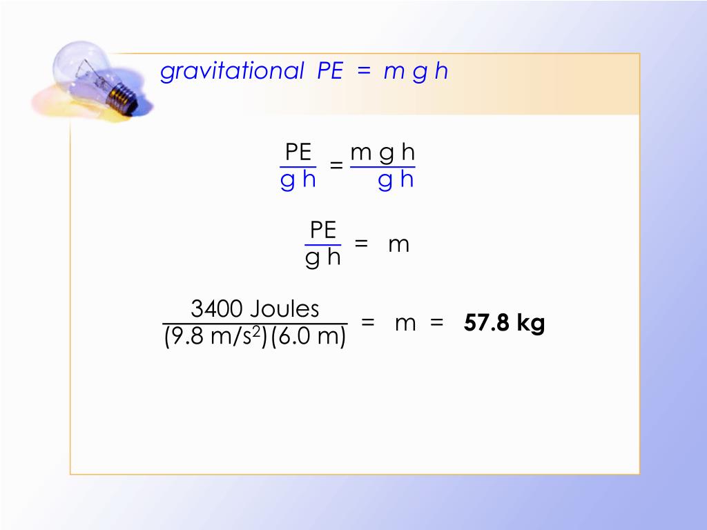 PPT - Understanding Gravitational Potential and Kinetic Energy ...