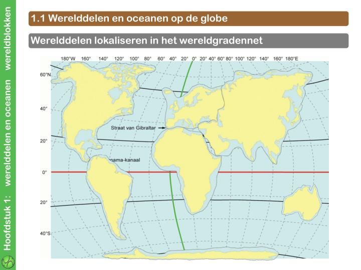 PPT - Hoofdstuk 1: werelddelen en oceanen wereldblokken PowerPoint ...