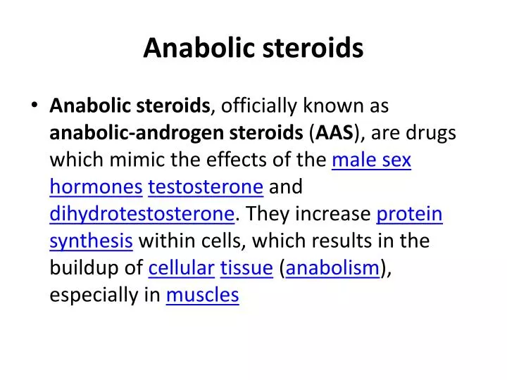 Ppt Anabolic Steroids Powerpoint Presentation Free Download Id 2872446