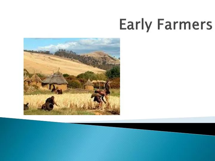 PPT - Early Farmers PowerPoint Presentation, free download - ID:2873872