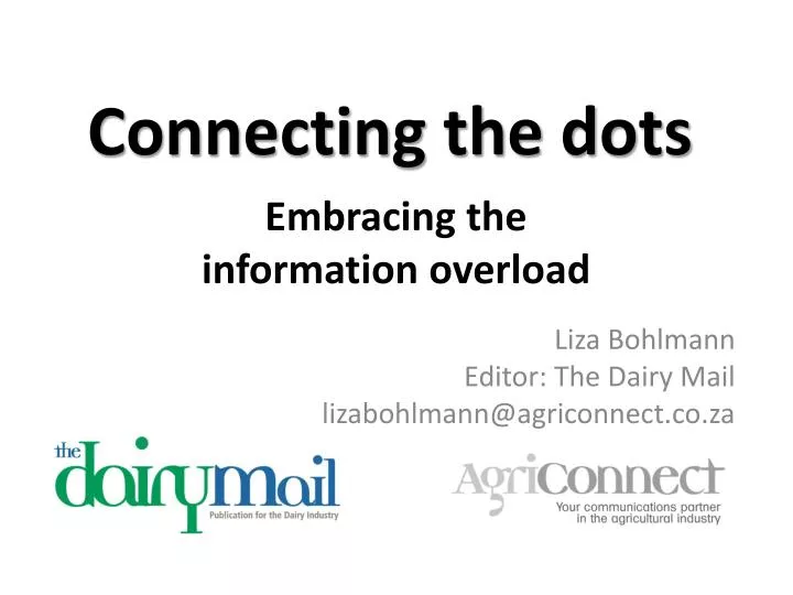 PPT - Connecting the dots PowerPoint Presentation, free download - ID ...