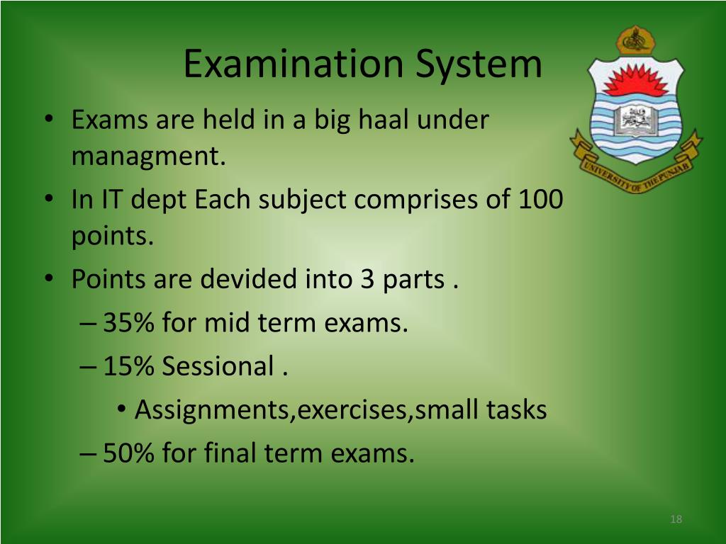 PPT - Education System in Pakistan And University Of The Punjab ...