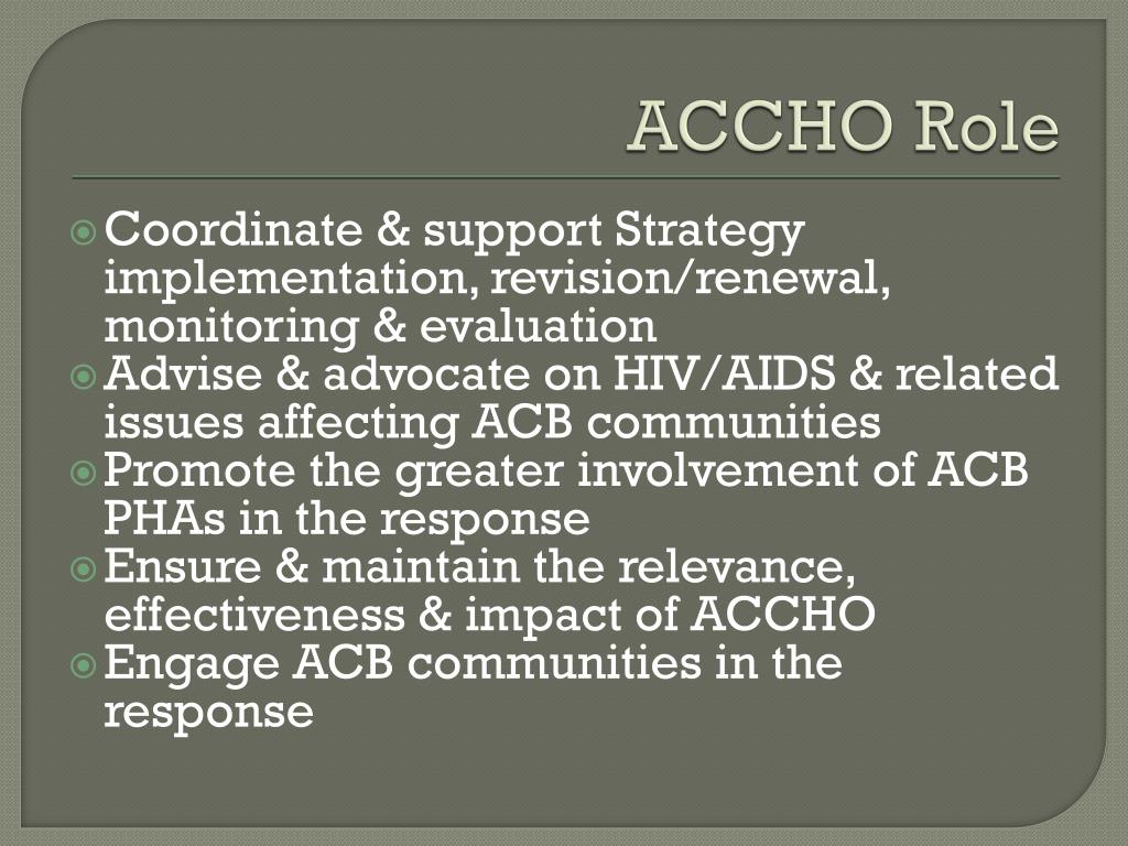 PPT - The African and Caribbean Council on HIV/AIDS in Ontario ...