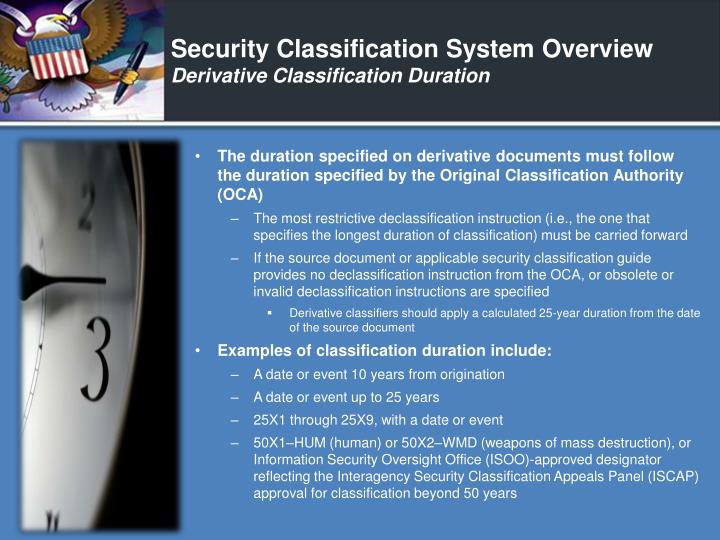 PPT - Derivative Classification Training PowerPoint Presentation - ID ...