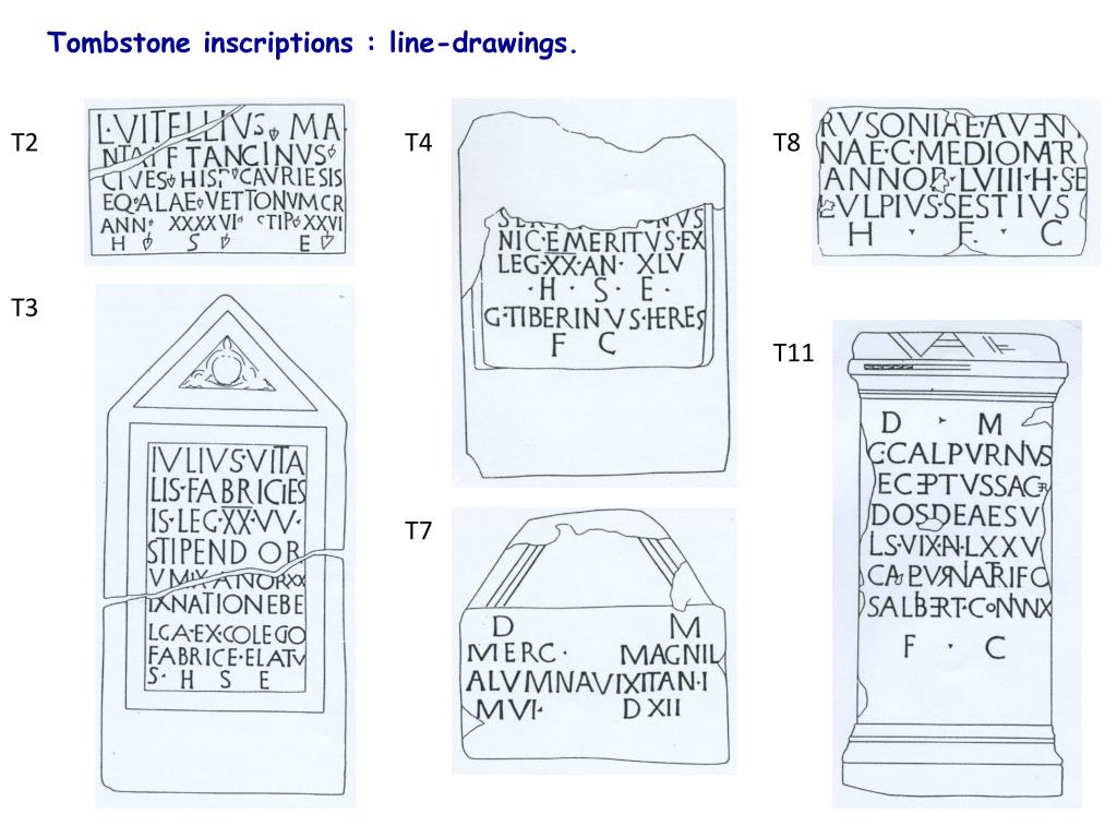 PPT - Line Drawings of the inscriptions and some sculptures in the ...