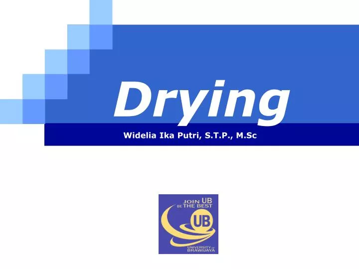 PPT - Drying PowerPoint Presentation, free download - ID:2875936