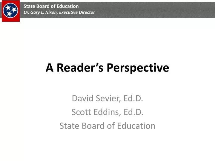 PPT - A Reader’s Perspective PowerPoint Presentation, free download ...
