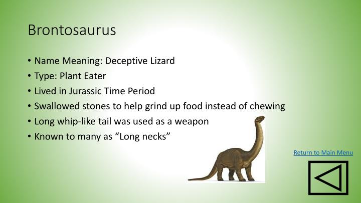 PPT - DINOSAURS PowerPoint Presentation - ID:2877067