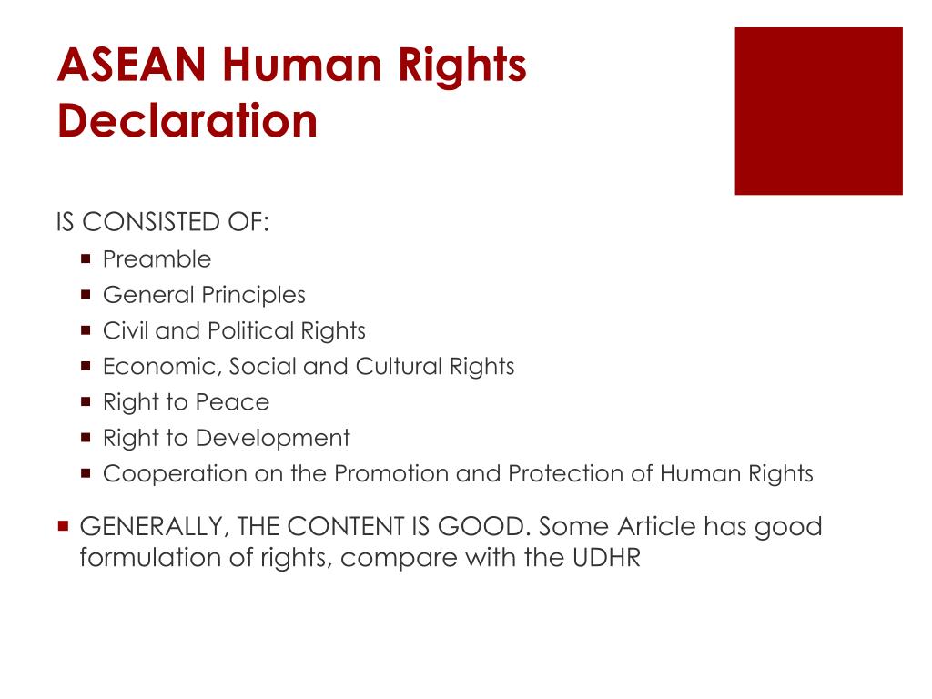 PPT - Cooperation in Promoting Universality: Regional Human Rights ...