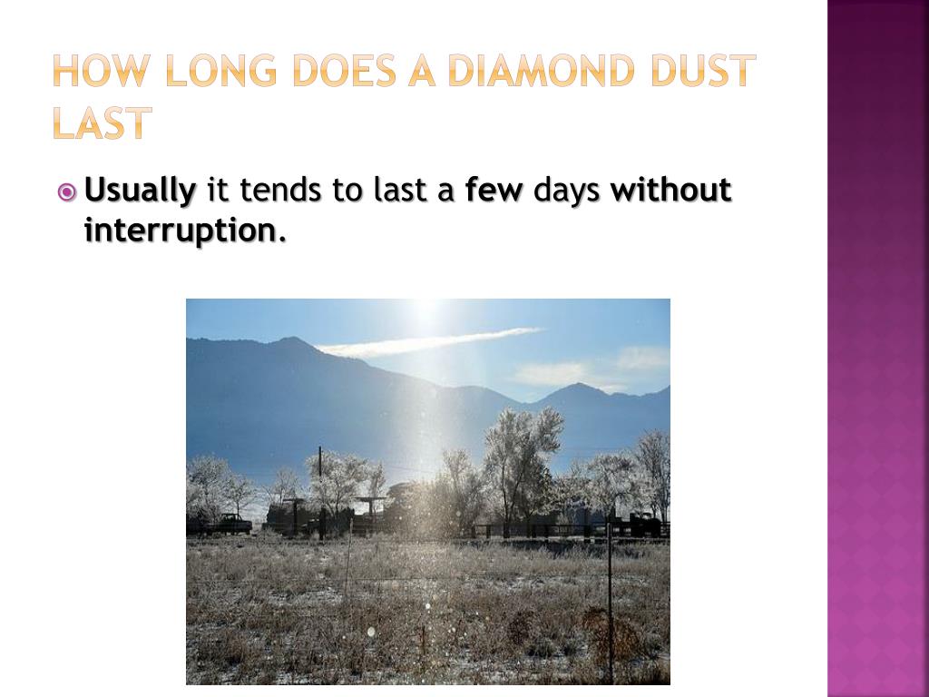 PPT - Diamond Dust: It will take your breath away. Ashley swick science ...