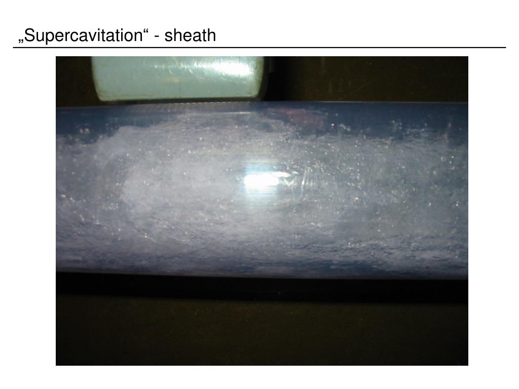 PPT - „Supercavitation“ A new Aeration Technology Prof. Dr.-Ing. Schmid ...