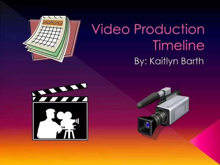 PPT - Video Production Timeline PowerPoint Presentation, free download ...