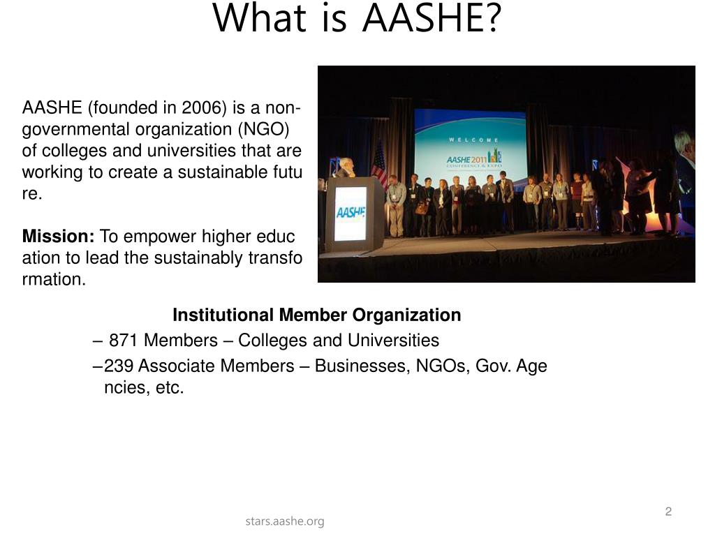 PPT - The Association for the Advancement of Sustainability in Higher ...