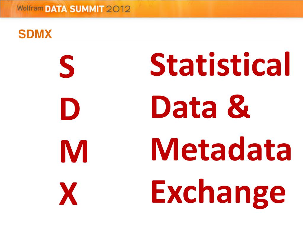 PPT - A new, searchable SDMX registry of country-level health ...