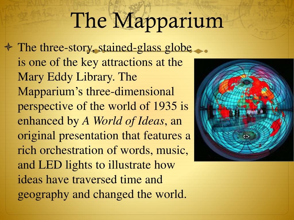 PPT - A 6 th Grade Field Trip to the Mapparium PowerPoint Presentation ...