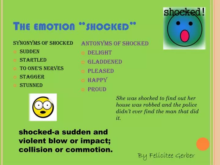 PPT - The emotion “shocked” PowerPoint Presentation, free download - ID:2880347