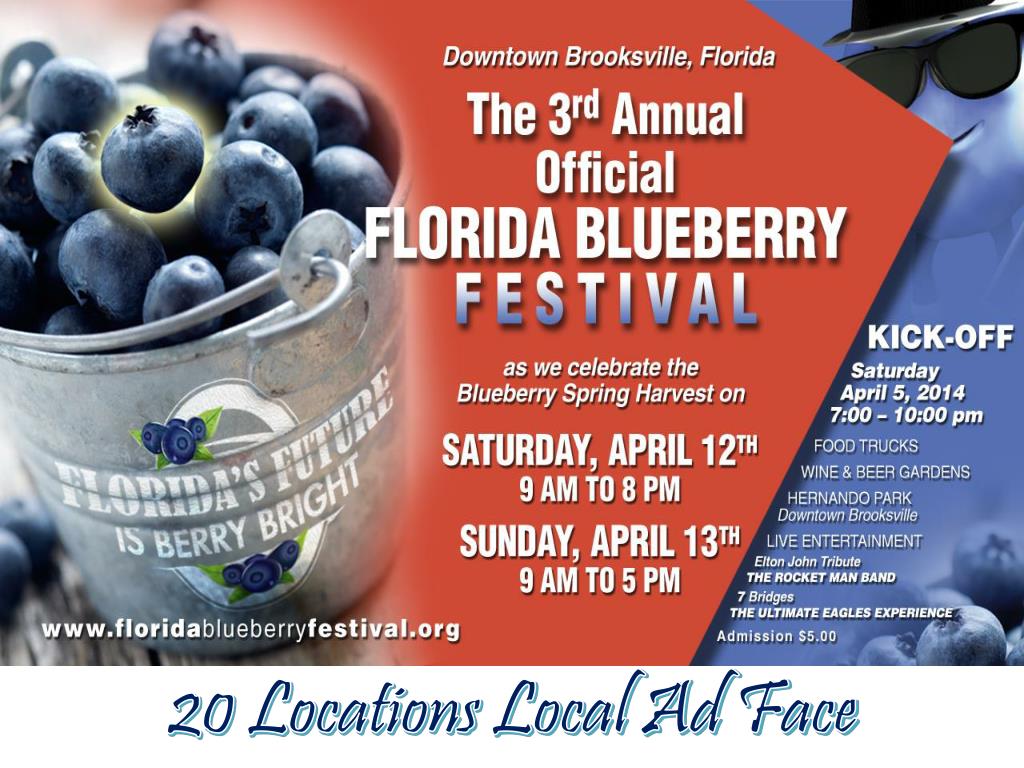 PPT - 2014 Florida Blueberry Festival Advertising Campaign PowerPoint ...