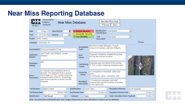 PPT - Using Near Miss Reporting to Enhance Safety Performance ...