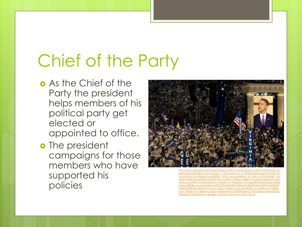 PPT - Roles of the President of the United States PowerPoint ...