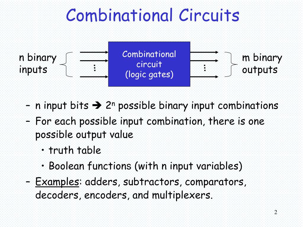 PPT Combinational Logic PowerPoint Presentation Free Download ID