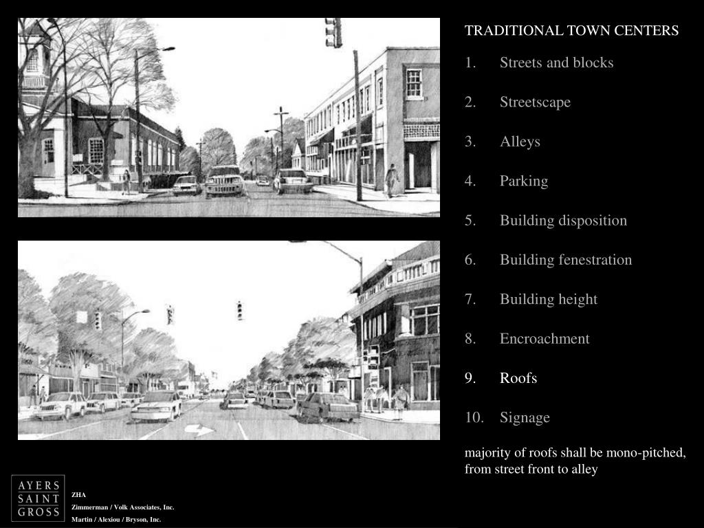 PPT - TRADITIONAL TOWN CENTER Author: Denise B. Clapp PowerPoint ...