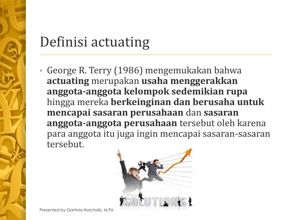 PPT - Actuating dalam Manajemen Sumber daya manusia PowerPoint ...