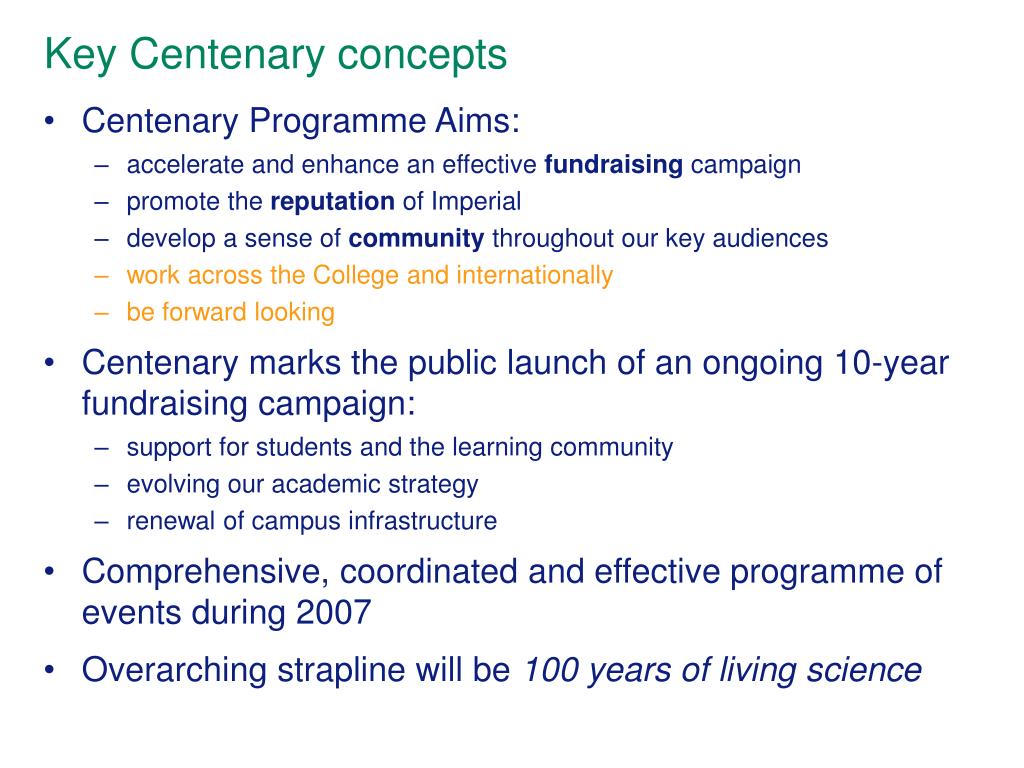 PPT - Centenary 2007 One Hundred years of Living Science PowerPoint ...