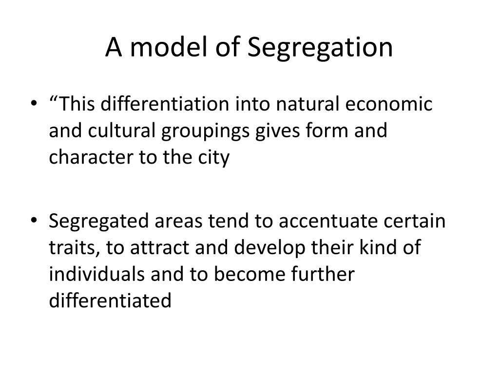 PPT - Urban Ecological Models of the internal structure of North ...