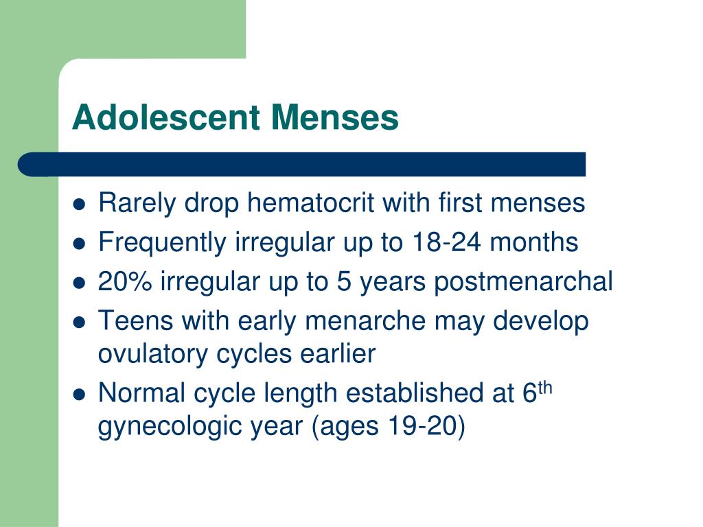 PPT - Management of Heavy Menstrual Bleeding in Adolescent Women ...