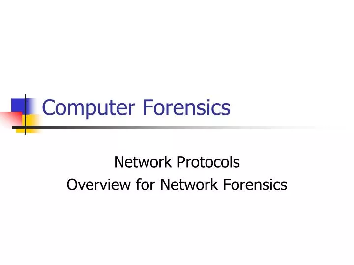 PPT - Computer Forensics PowerPoint Presentation, free download - ID ...