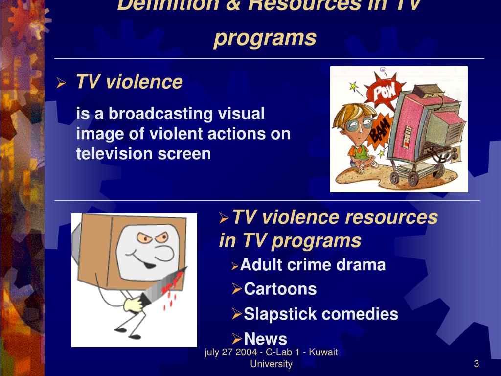 PPT - The effects of watching violence in TV on Children in Kuwait ...