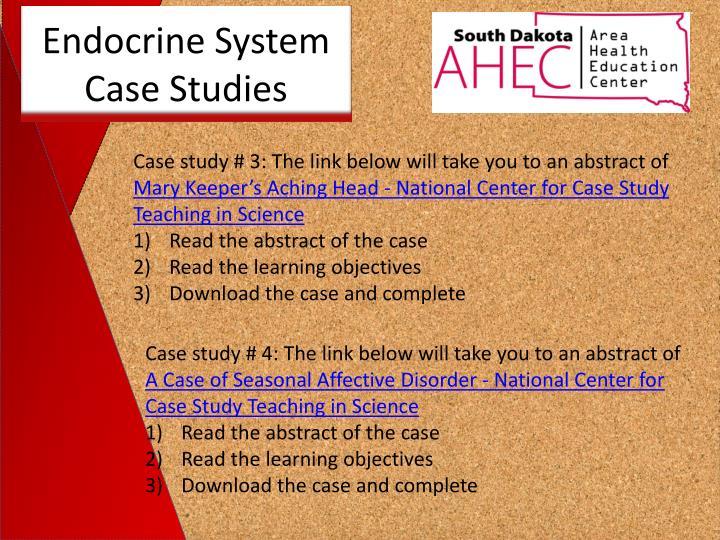 PPT - Endocrine System Case Studies PowerPoint Presentation - ID:2884702