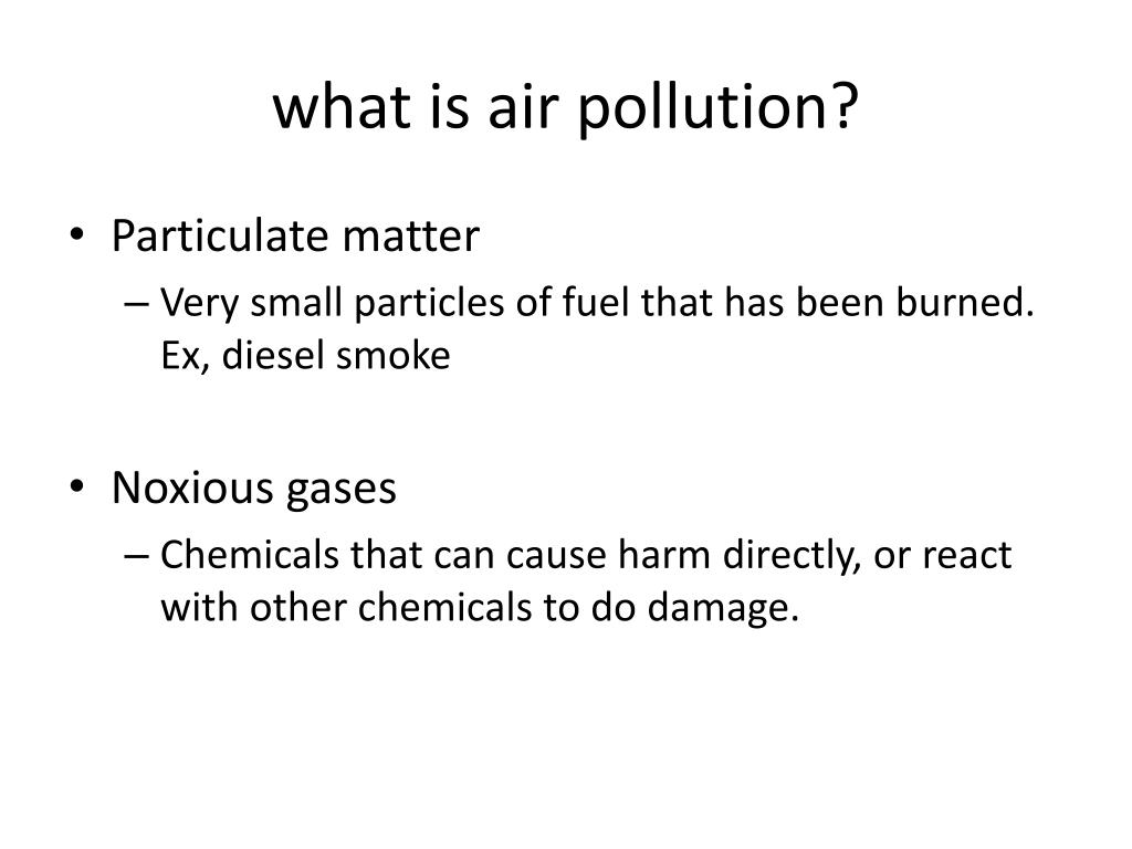 PPT - Air Pollution PowerPoint Presentation, free download - ID:2884734