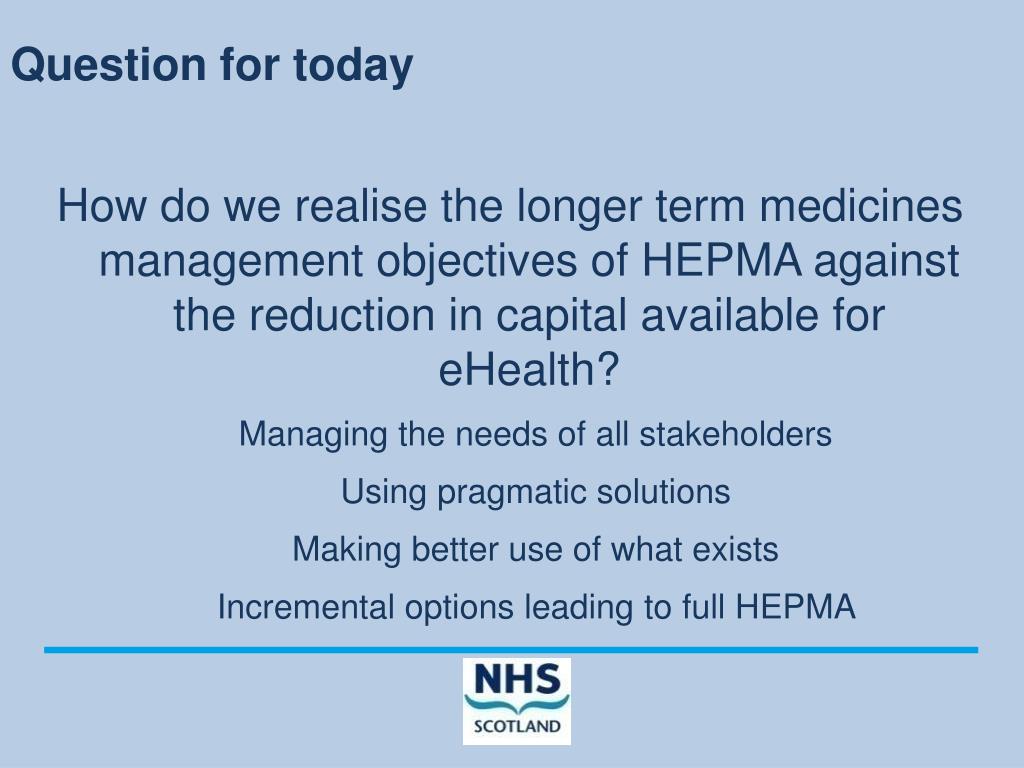 PPT - Hospital Electronic Prescribing and Medicines Administration ...