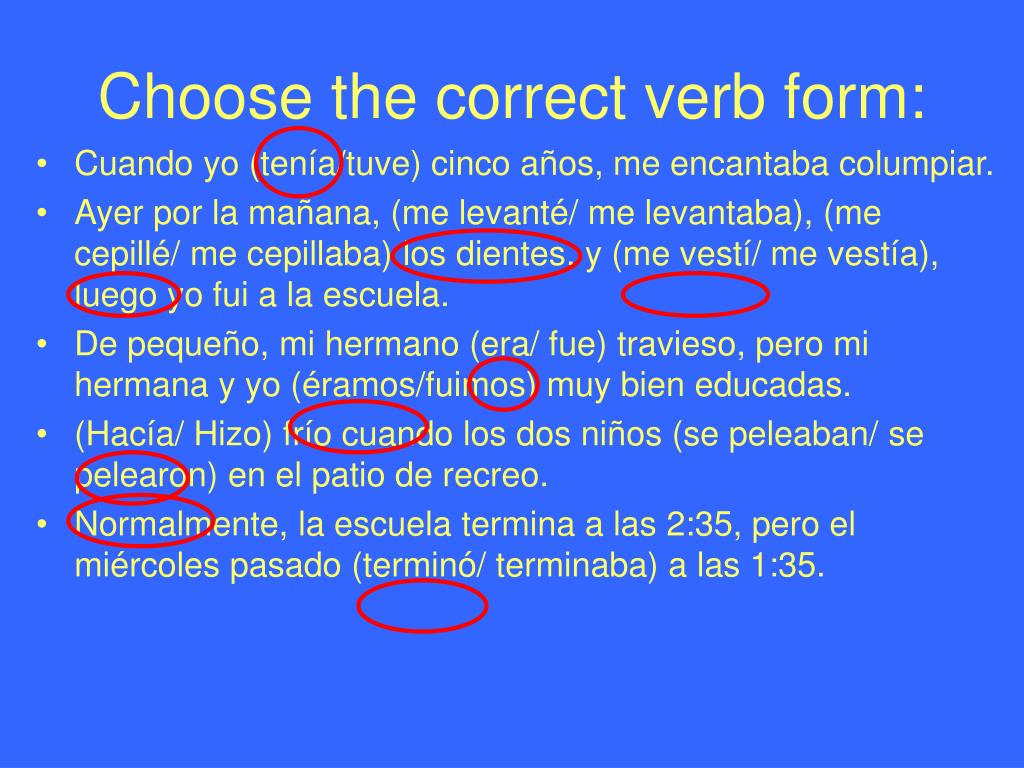 PPT - Yo fui o Yo iba… ¿ Qu é es la diferencia? PowerPoint Presentation ...