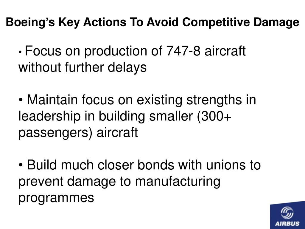 PPT - Boeing A competitive review of their Commercial Aircraft strategy ...