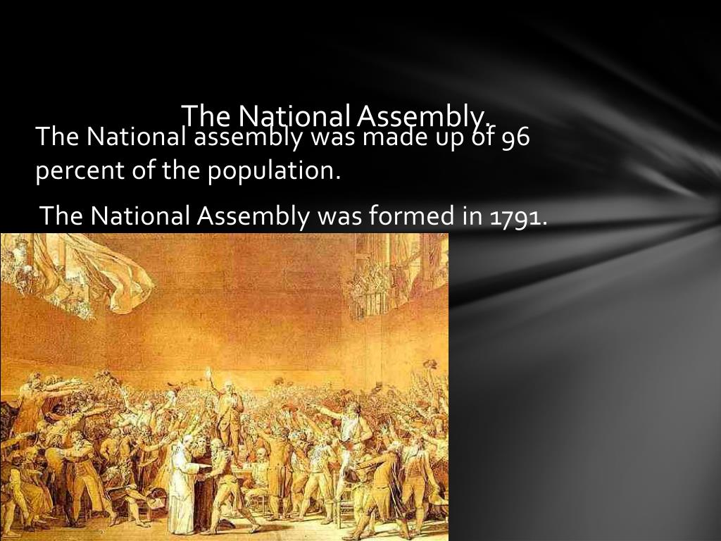 PPT - The Formation of National Assembly and tennis court oath ...