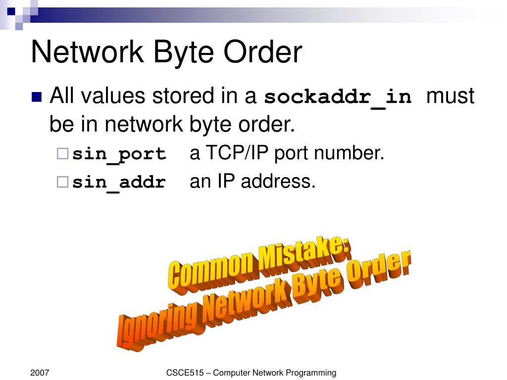 Ppt Csce 515 Computer Network Programming Socket Powerpoint Presentation Id2887598 8346