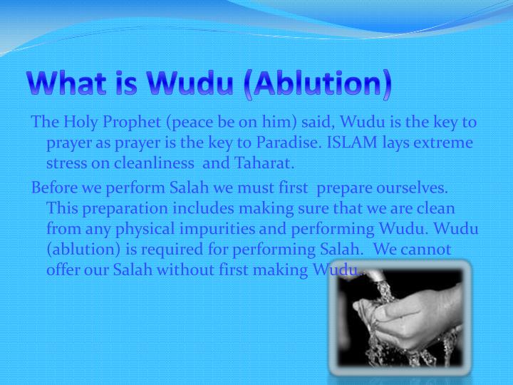 PPT - Wudu (Ablution) PowerPoint Presentation - ID:2887599