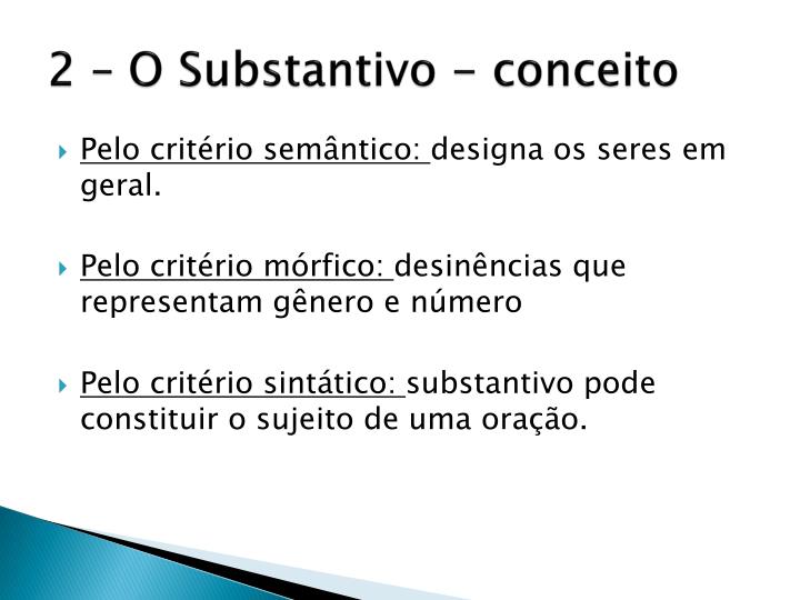 PPT - Substantivo PowerPoint Presentation - ID:2888256