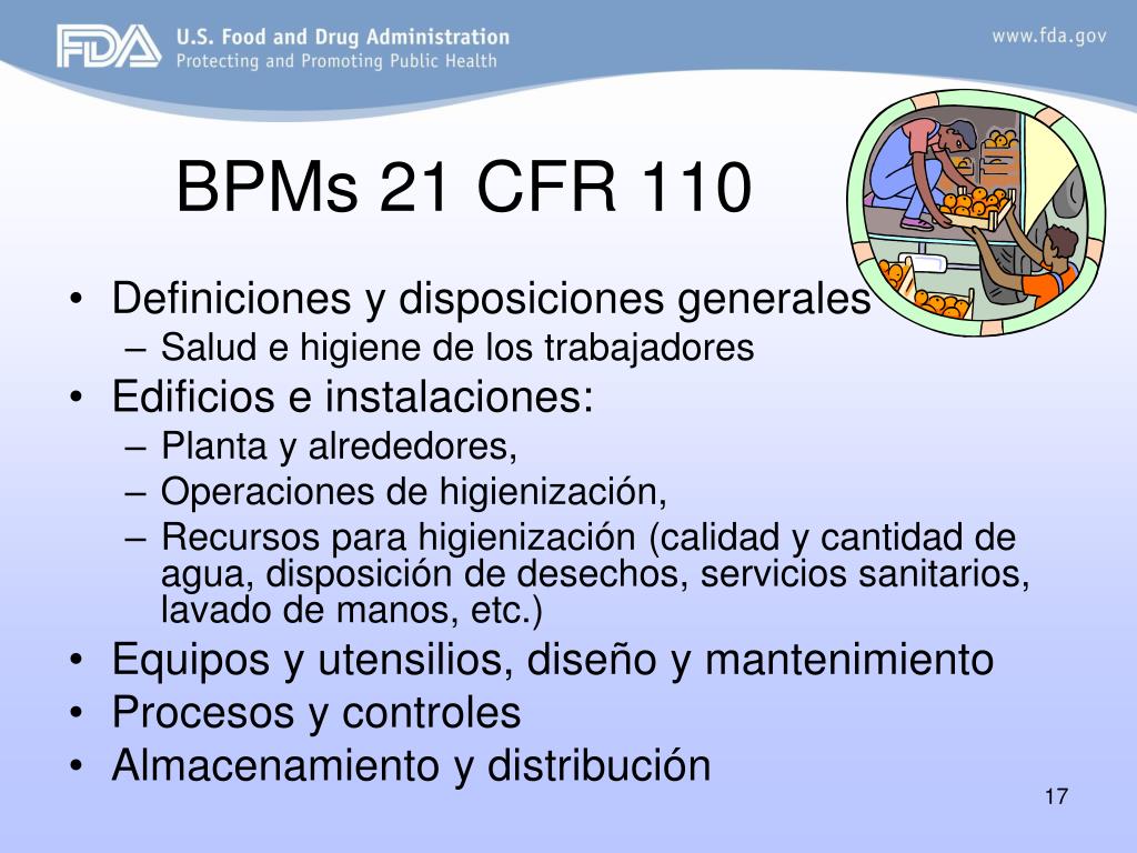 PPT - Requisitos de la FDA para alimentos PowerPoint Presentation, free ...
