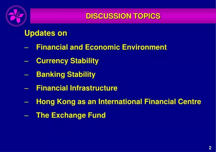 PPT - DISCUSSION TOPICS PowerPoint Presentation, free download - ID:2889586