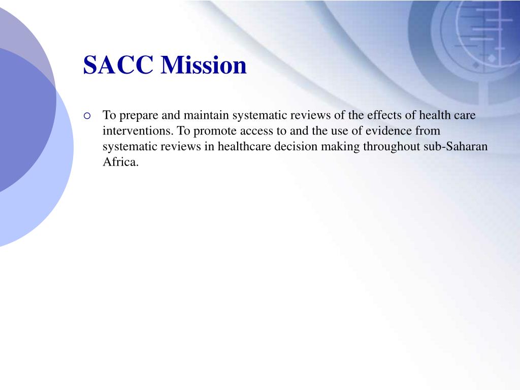 PPT - The Cochrane Collaboration and South African Cochrane Centre ...