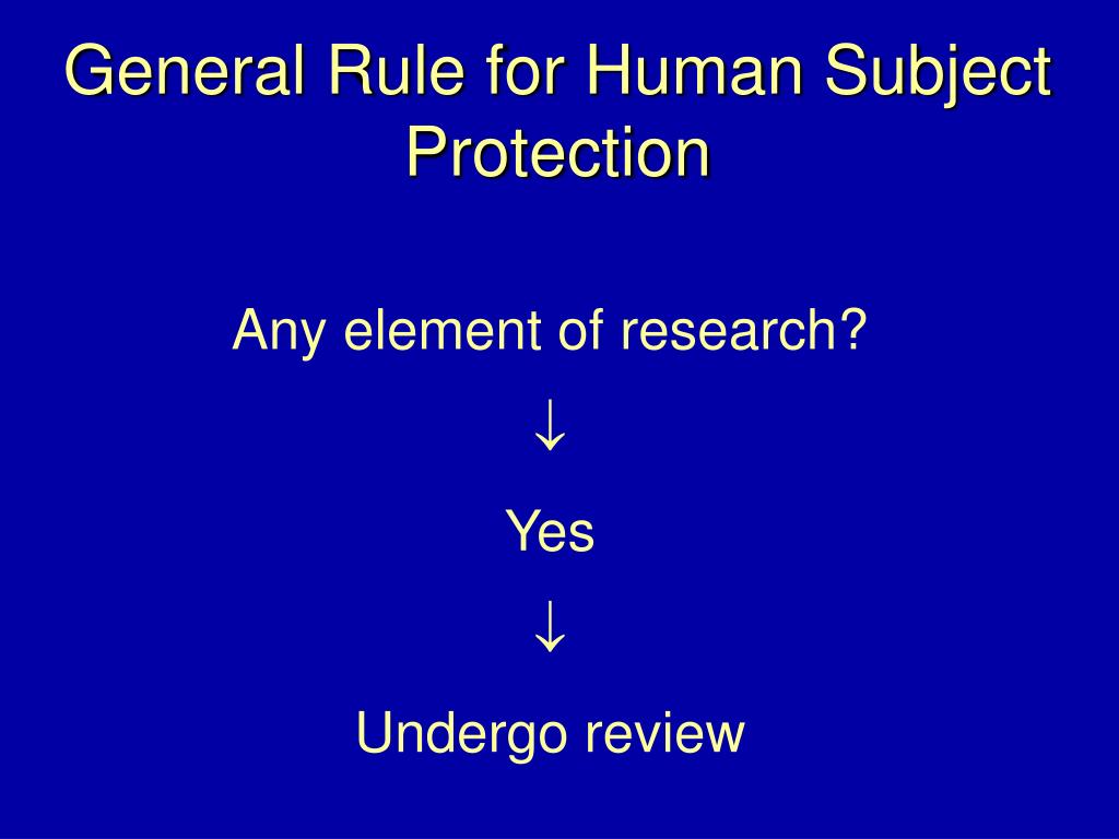 PPT - Institutional Review Board for Human Research (IRB) Human Subject ...