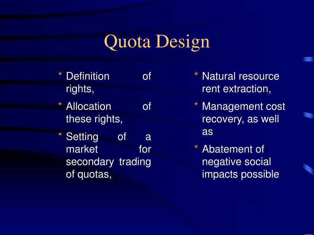 PPT - Tradable Quotas in the Argentine Fisheries System: Opportunities ...